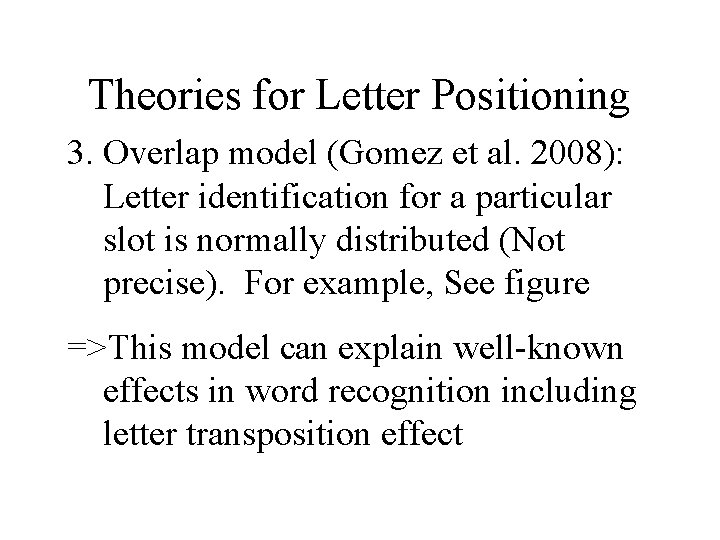 A Comparison of Letter Transposition Effects in Korean