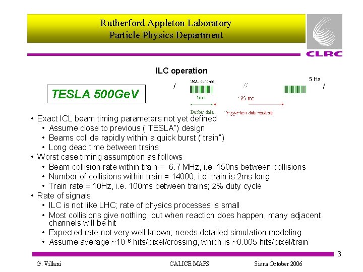 Rutherford Appleton Laboratory Particle Physics Department TeraPixel MAPS