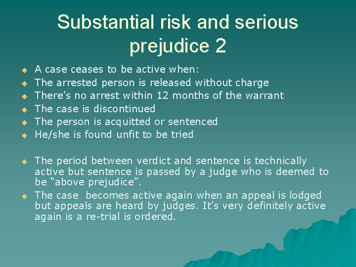 CONTEMPT OF COURT Substantial risk and serious prejudice