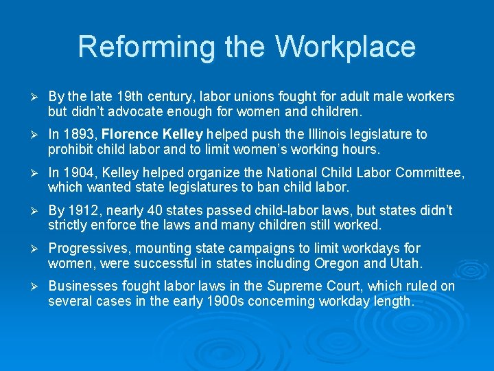 Progressivism Progressivism and Its Champions Industrialization helped many