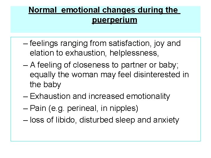 Labor During labour help women maintain control Factors