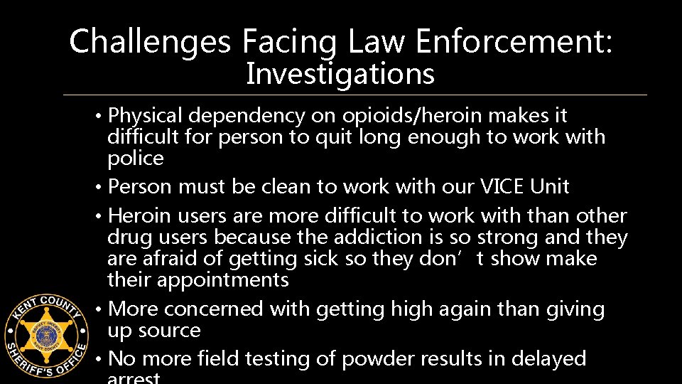 Michelle La JoyeYoung Undersheriff Kent County Sheriffs Department