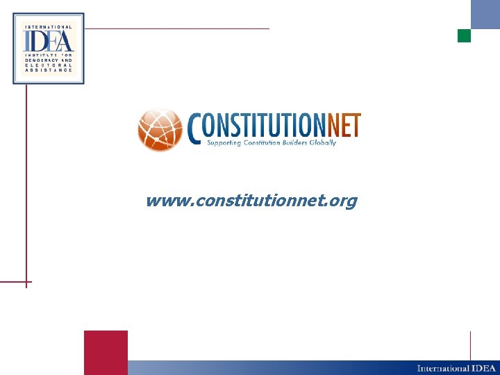 Constitution Building Programme Comparative lessons for effective ...