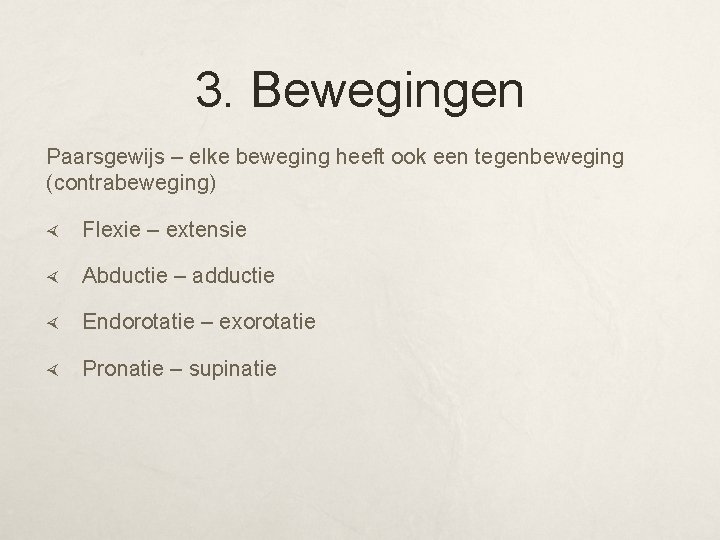 Anatomie Fysiologie Les 1 The body is a