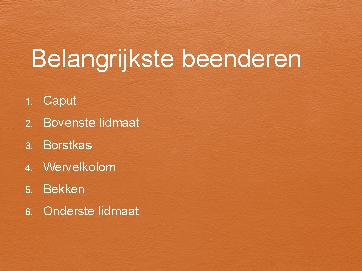 Anatomie Fysiologie Les 1 The body is a