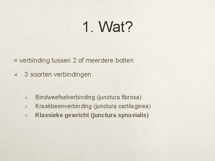 Anatomie Fysiologie Les 1 The body is a