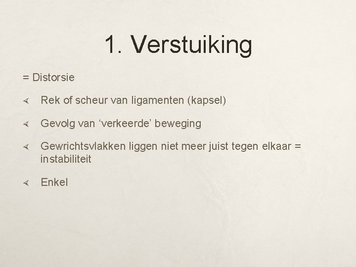 Anatomie Fysiologie Les 1 The body is a