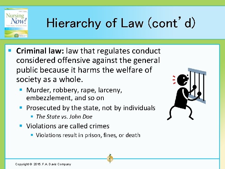 Chapter 8 Nursing Law and Liability Joseph T