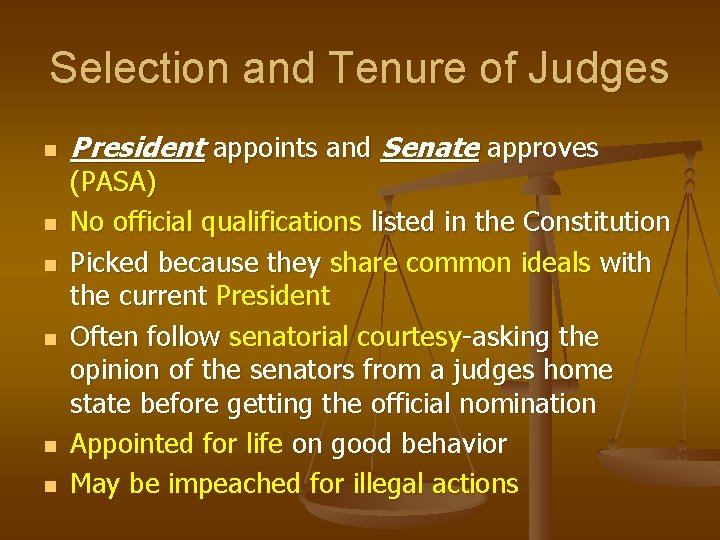 Chapter 8 The Judicial Branch Federal Courts n