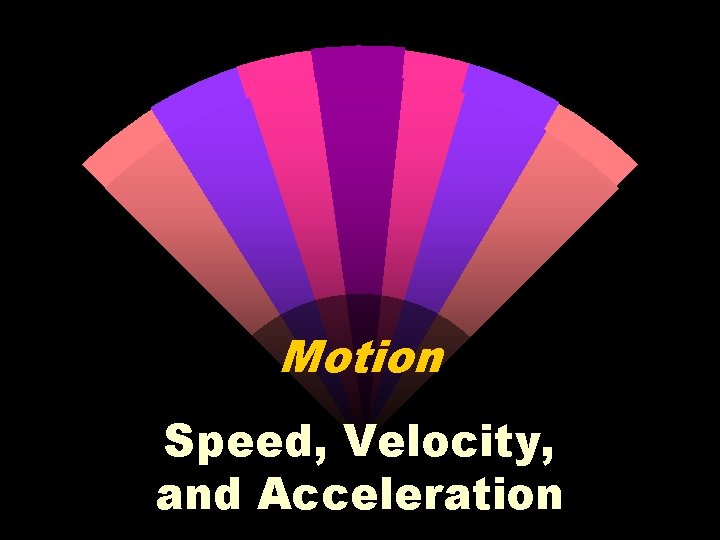 Motion Speed Velocity and Acceleration Frames of Reference