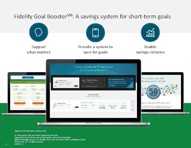Fidelity Goal Booster SM A savings system for