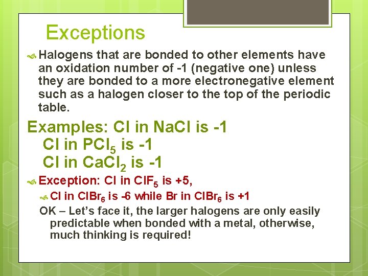 Redox Reactions Redox Notes Part I Define oxidation