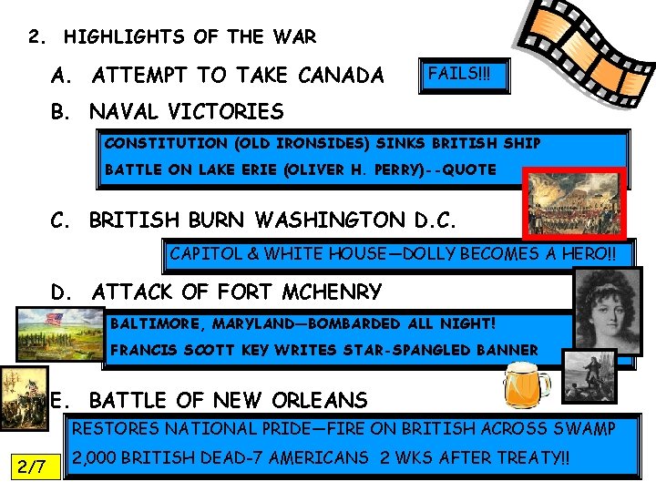 15 WAR OF 1812 ERA OF GOOD FEELINGS