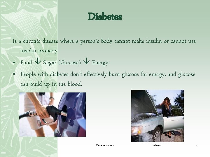 Module 1 Introduction to Diabetes University of Hawaii