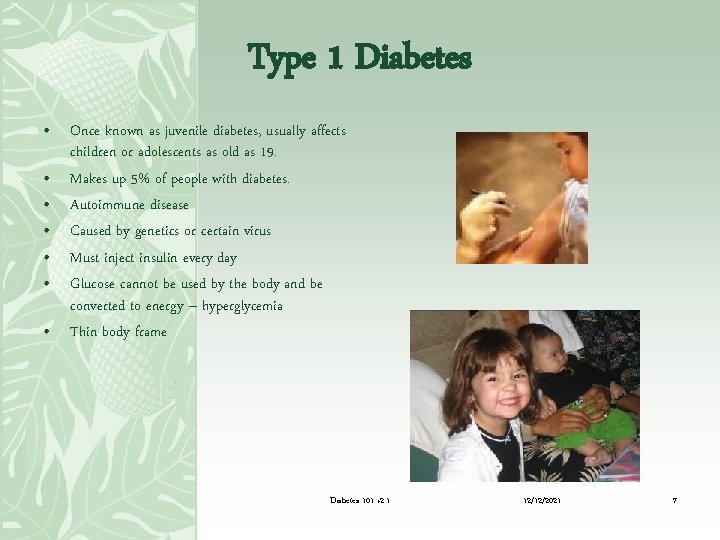 Module 1 Introduction to Diabetes University of Hawaii