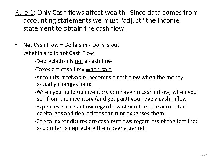 Lecture 7 and 8 Capital Budgeting Issues Corporate