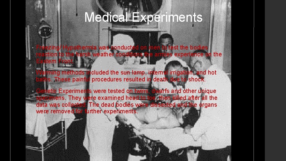 Methods of Dehumanization in concentration camps By Shyla