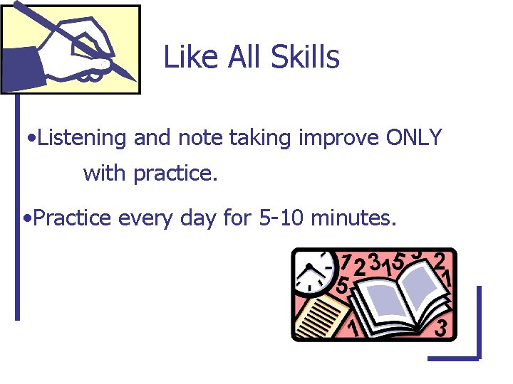 Note Taking Basics Intensive English Language Institute University
