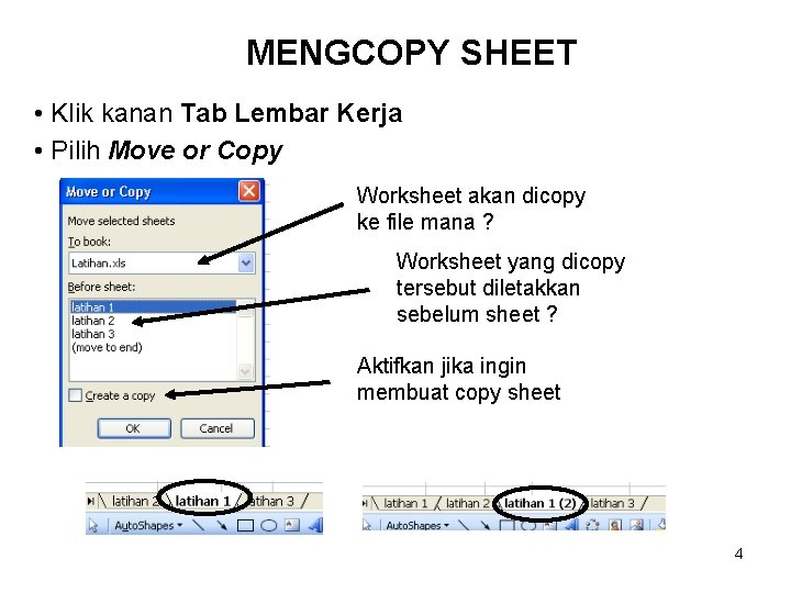 LEMBAR KERJA EXCEL Terdiri dari Row Heading Kepala