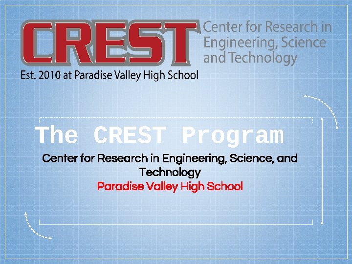 The CREST Program Center for Research in Engineering