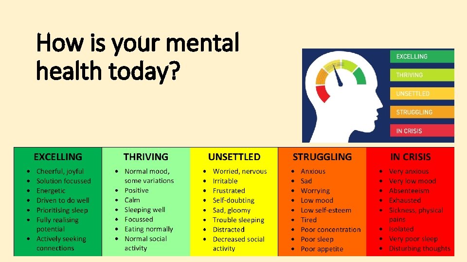 Wellbeing 13 th February 2019 Mental Health Like