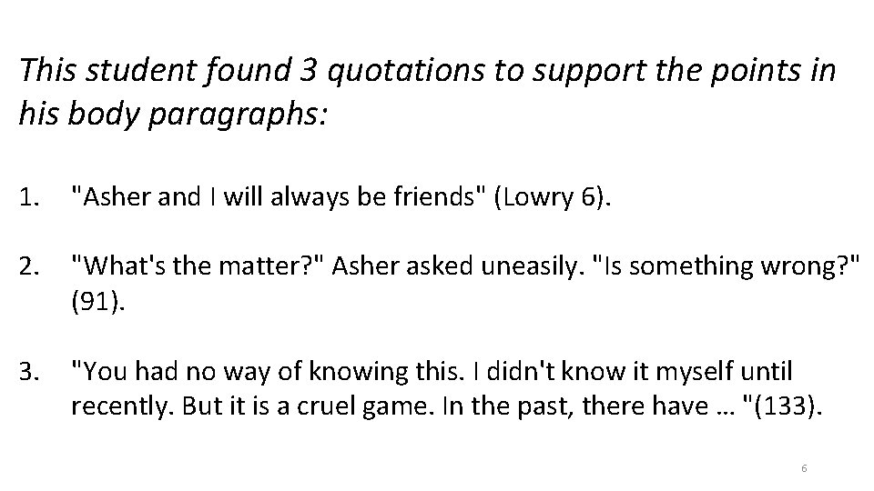 Lesson 24 Examining an Exemplar Literary Analysis Paper