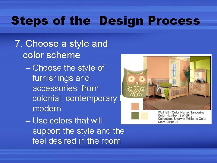 Creating a Design Plan Working with Clients Steps