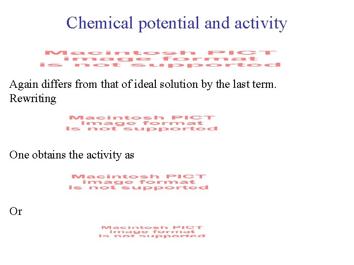 Lecture 21 Statistical Mechanics and Solutions The model