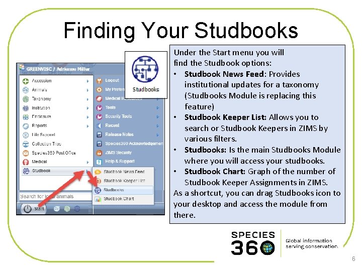 Getting Started in ZIMS for Studbooks ZIMS Updates