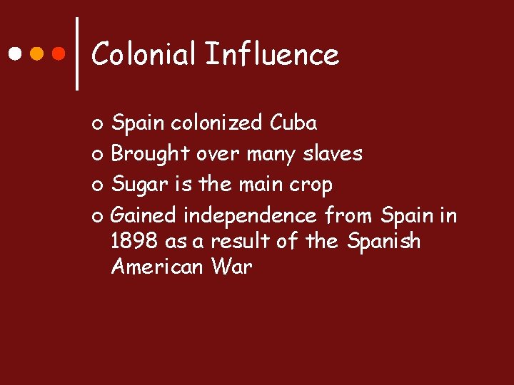 Cuban Revolution What is the purpose of a
