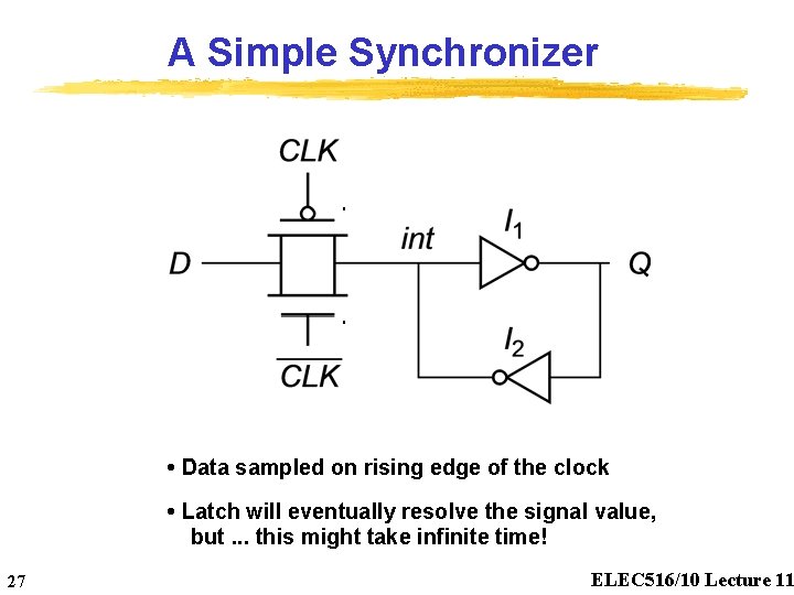 ELEC 516 VLSI System Design and Design Automation