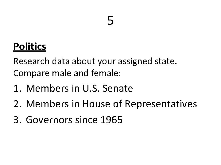 Gender Inequality in the United States Content Objective