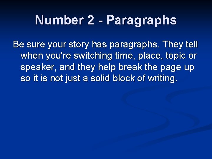 Narrative Writing A Review 10 Things to Remember