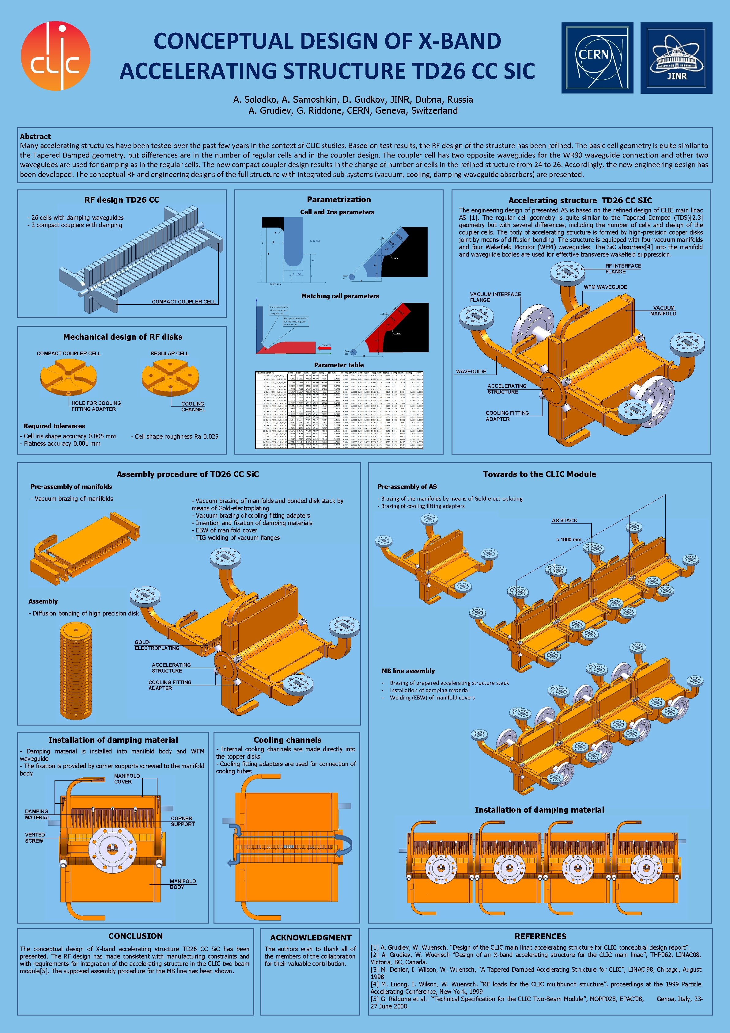 CONCEPTUAL DESIGN OF XBAND ACCELERATING STRUCTURE TD 26