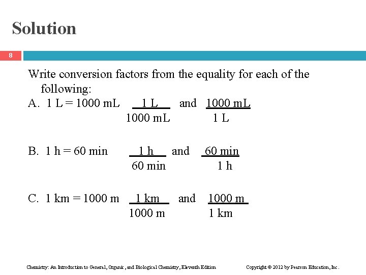 Chapter 1 Chemistry and Measurements 1 1 8