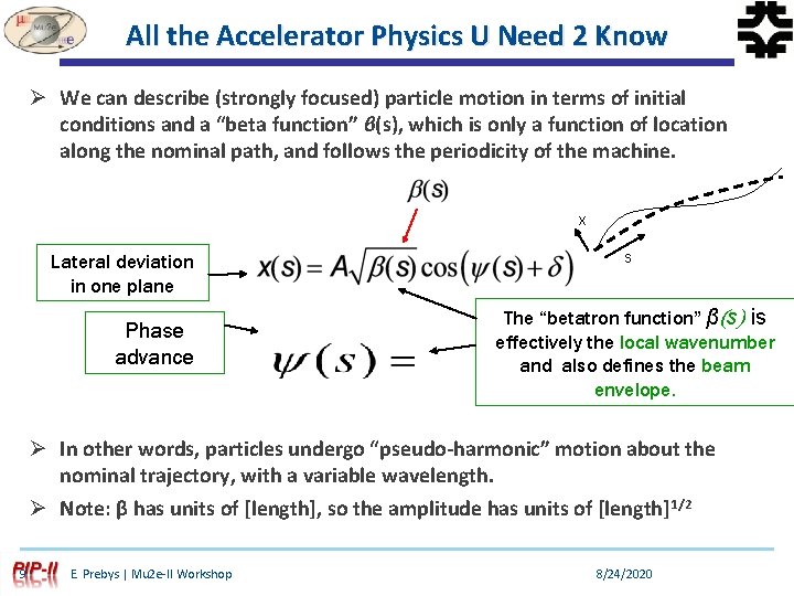 PIPII Accelerator Beam for Mu 2 eII Extinction