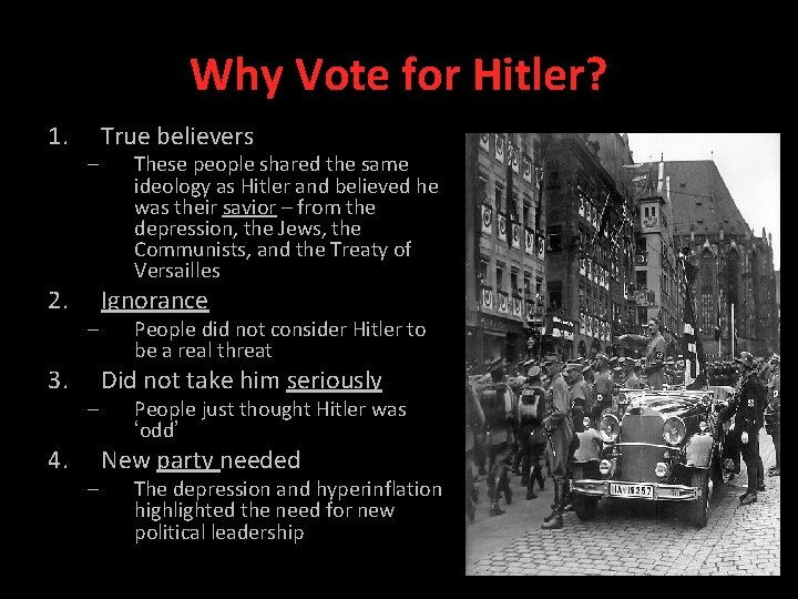 The Rise of Hitler and the Nazi Party
