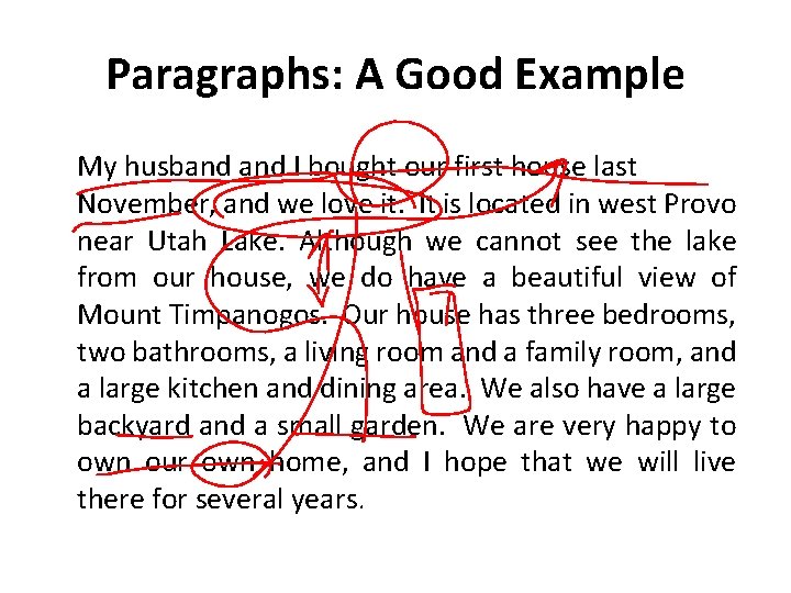 Lecture 16 Writing Paragraphs Recap What is Paragraph