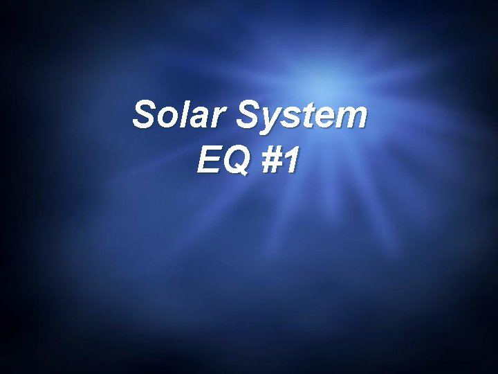 Solar System EQ 1 Cornell Notes Template Interactive