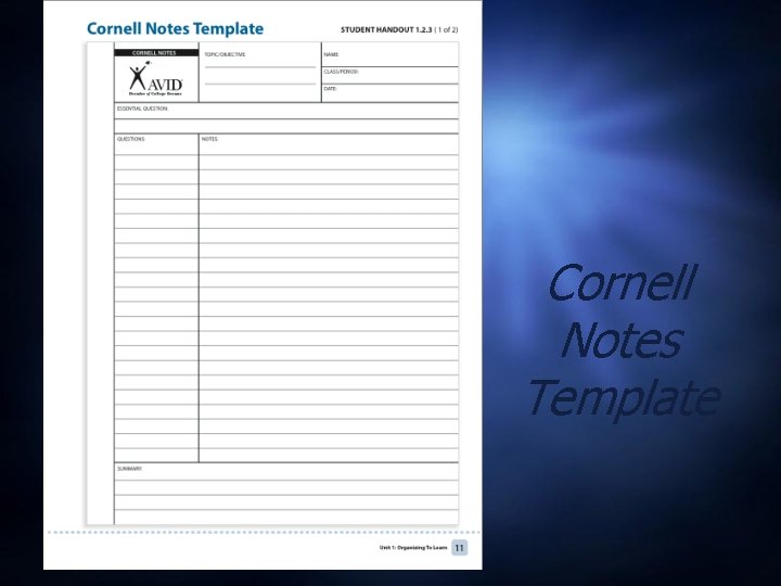 Solar System EQ 1 Cornell Notes Template Interactive