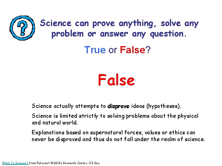 About Science Prof Online Power Point Resources Science