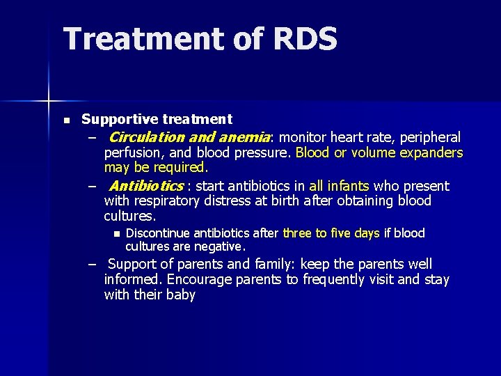 Respiratory Distress Syndrome or Hyaline Membrane Disease Dr