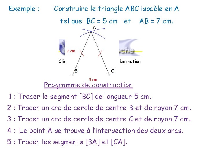 CHAPITRE 6 TrianglesMdiatrices Objectifs Savoir reconnatre tracer dcrire