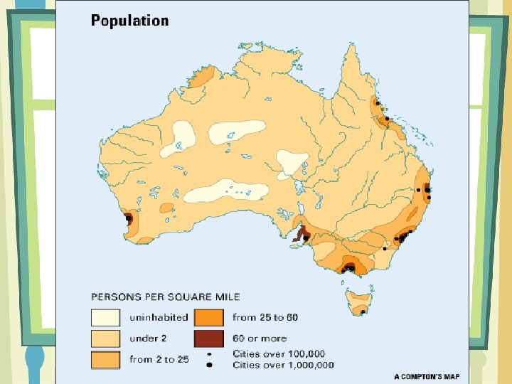 Where Australians Live Location Climate Natural Resources in