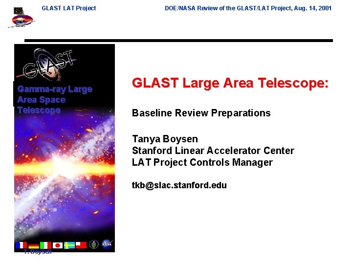 GLAST LAT Project Gammaray Large Area Space Telescope
