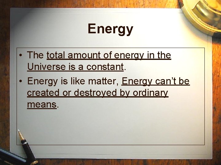 Energy Two Forms Five Types Energy The ability