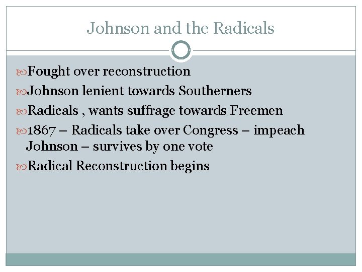 History Through Literature UNIT 2 CHAPTER 5 GRANT