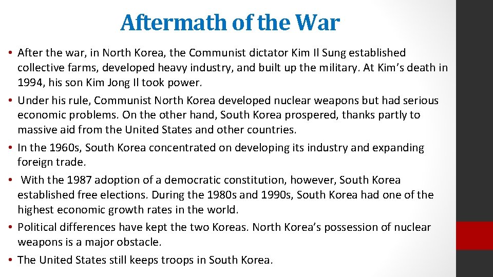 Lesson 3 Wars in Korea and Vietnam Setting