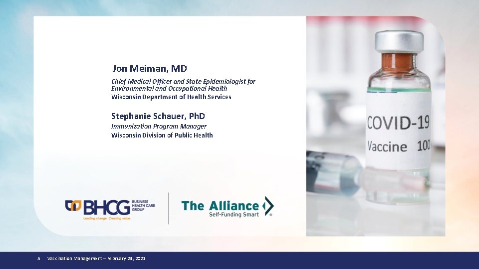 COVID19 Vaccination Management for Employers February 24 2021