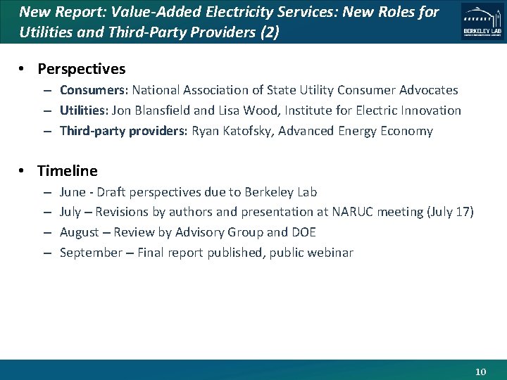 Future Electric Utility Regulation Series Future Electric Utility